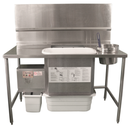 Ayrking Breading Tables with Integrated Breading Sifter System